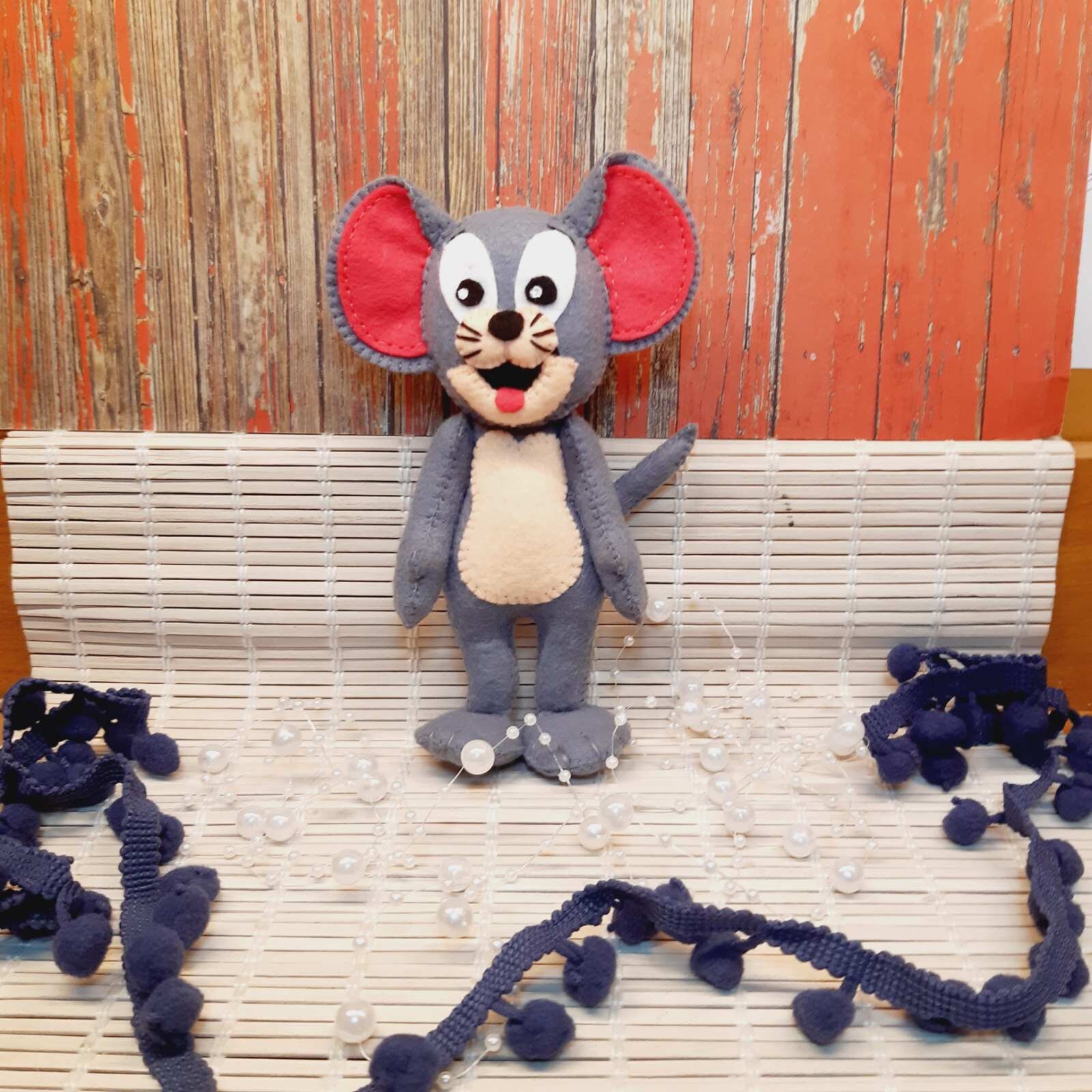 Mouse felt PDF pattern Felt Mouse PDF sewing pattern felt | Etsy