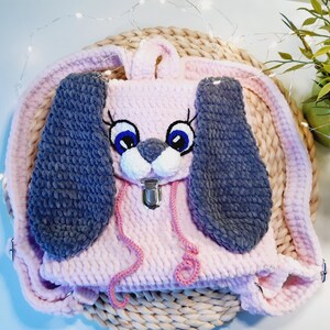5 Crochet Animals Backpack Patterns, Cat Backpack Crochet Pattern ...