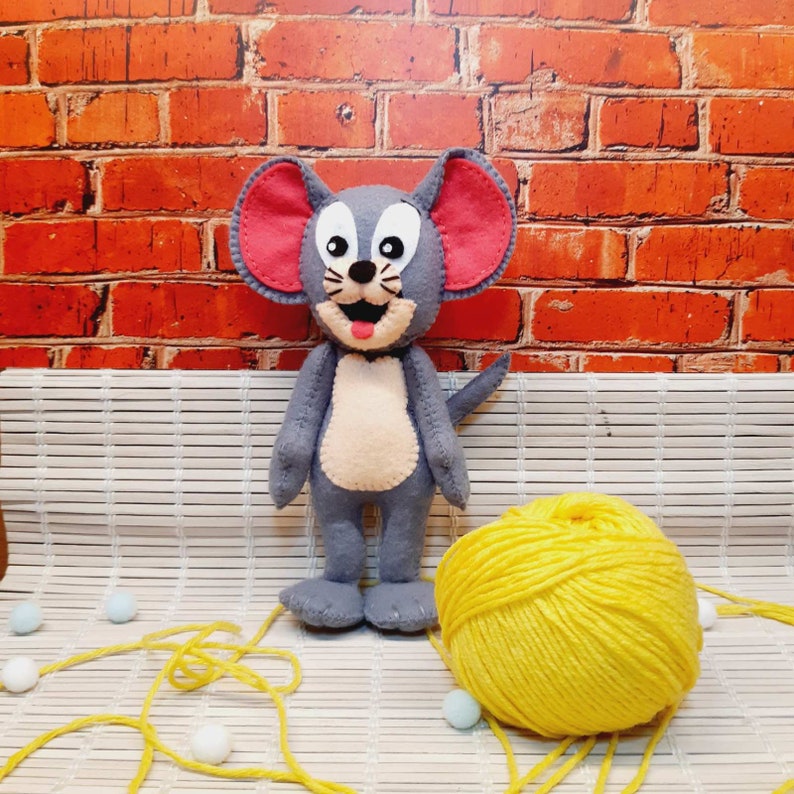Mouse felt PDF pattern Felt Mouse PDF sewing pattern felt | Etsy