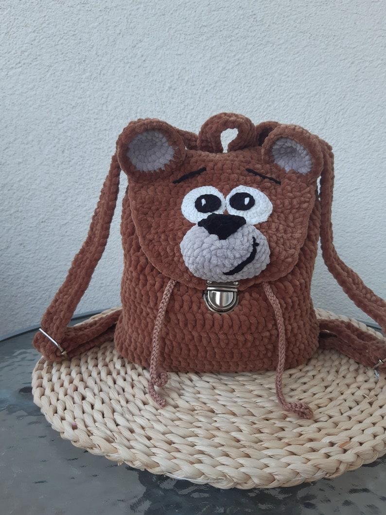 Bear Backpack Crochet Pattern Amigurumi, Crochet Bear Bag Pattern ...