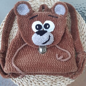 5 Crochet Animals Backpack Patterns, Cat Backpack Crochet Pattern ...