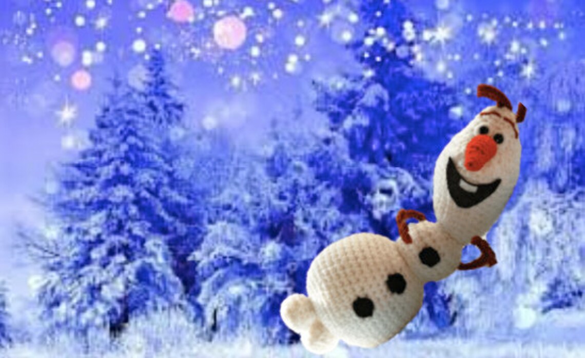 Olaf Pattern Crochet, Olaf Snowman Pattern Amigurumi, Crochet OLAF ...