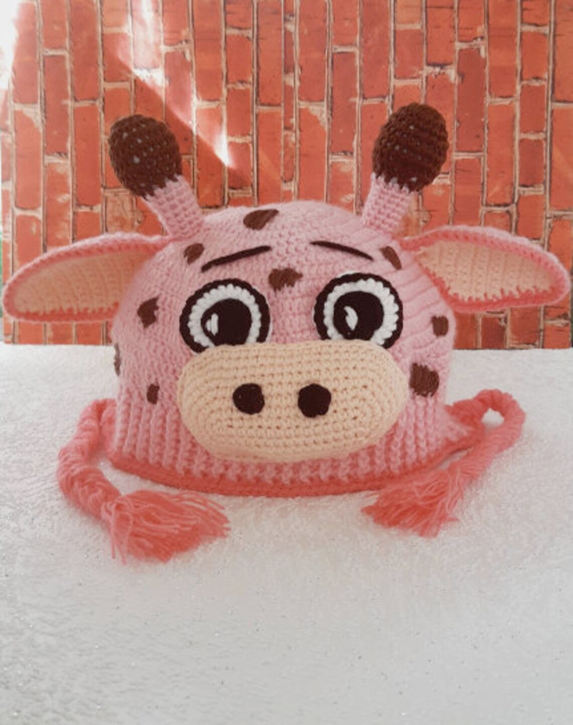 Crochet Giraffe Hat Pattern, Easy DIY Gift, Giraffe Animal Hat for Baby ...