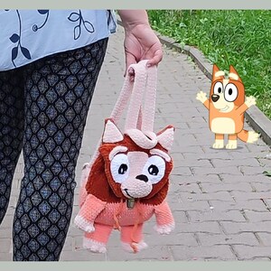 2 Bluey and Bingo Backpack Crochet Pattern, Puppy Dog, 2 Cartoon ...