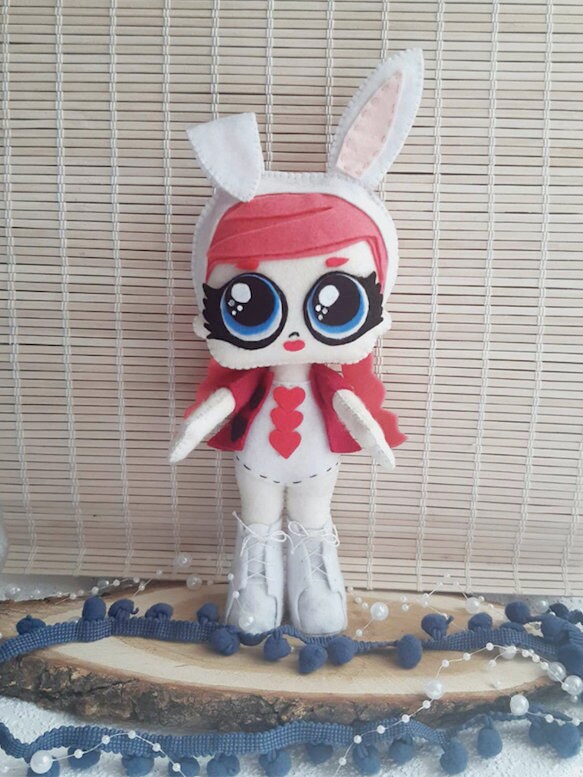 Easy Doll Pattern Felt Doll Patterns Felt Pattern Pdf | Etsy