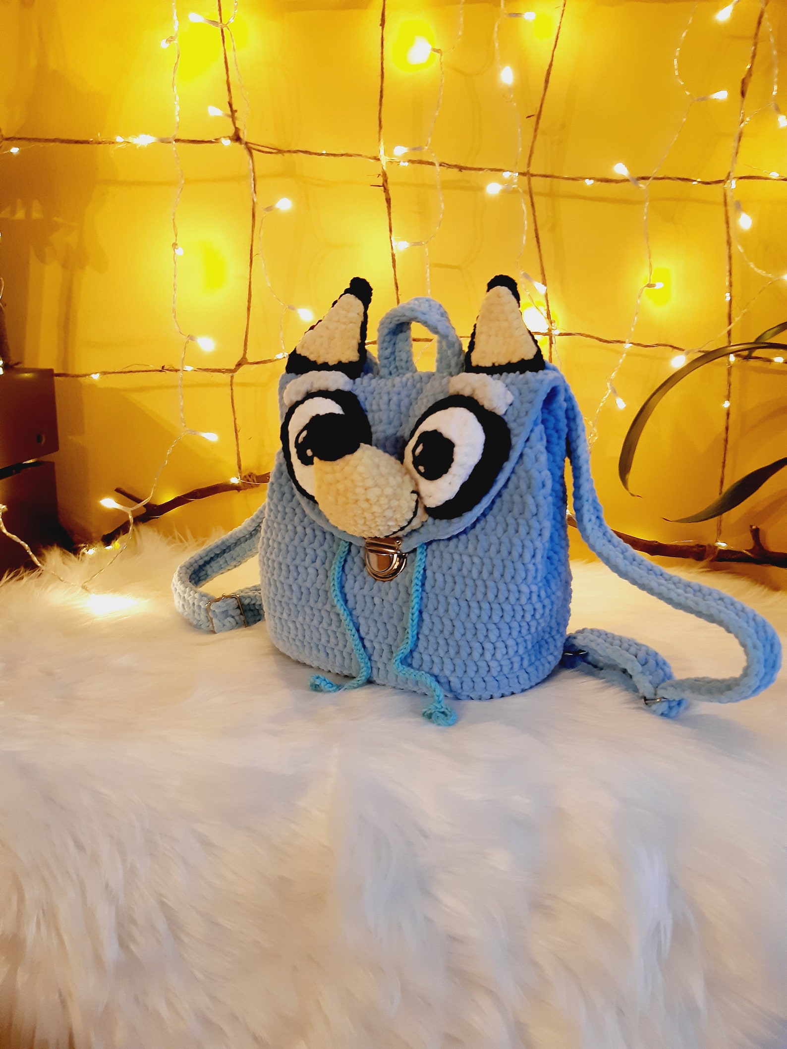 Bluе Backpack and Dog Crochet Patterns, 2 Crochet Patterns for Hat and ...