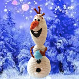 Olaf Pattern Crochet, Olaf Snowman Pattern Amigurumi, Crochet OLAF ...