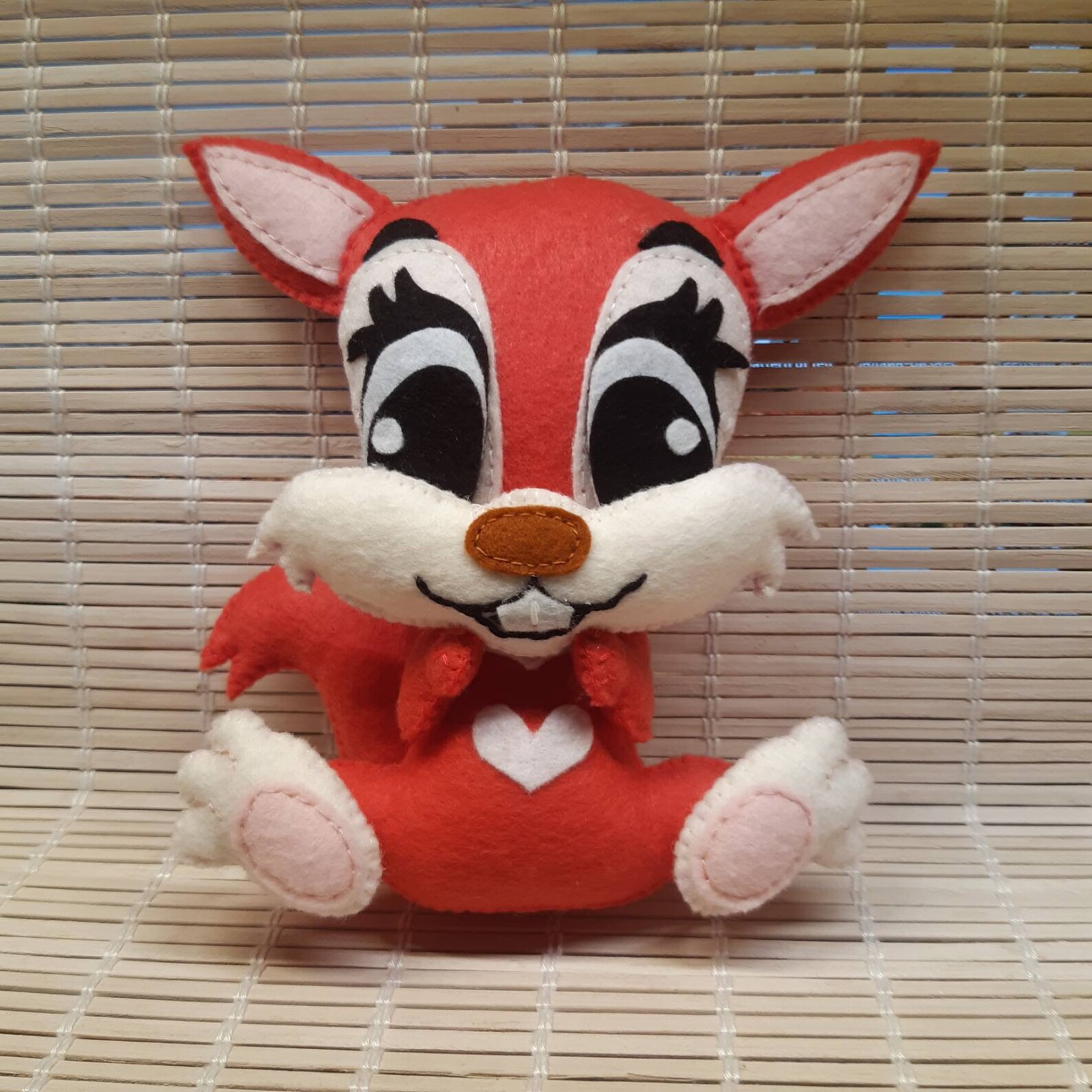 Felt squirrel toy PDF Felt pattern pdf Felt animals patterns | Etsy