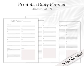 2023 Weekly Planner, Hourly Planner Printable / Daily Schedule, to Do ...