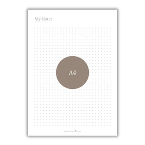 Minimalist Notes Papers, Templates, Printables, Pages, Notes Paper ...