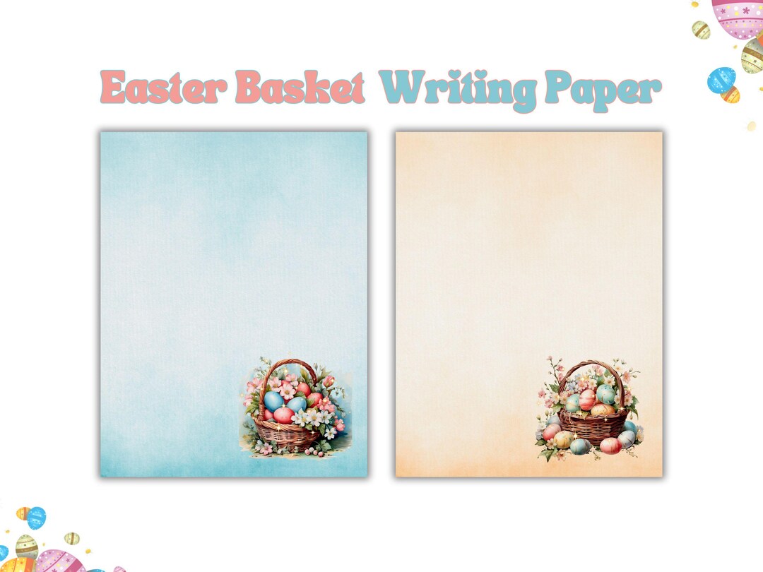 Printables, Easter Stationery, Digital Art, Digital, Stationery ...
