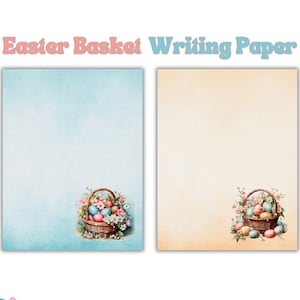 Printables, Easter Stationery, Digital Art, Digital, Stationery ...