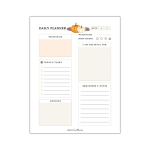 Fall Printable | Printable Planner | to Do List | to Do List Printable ...