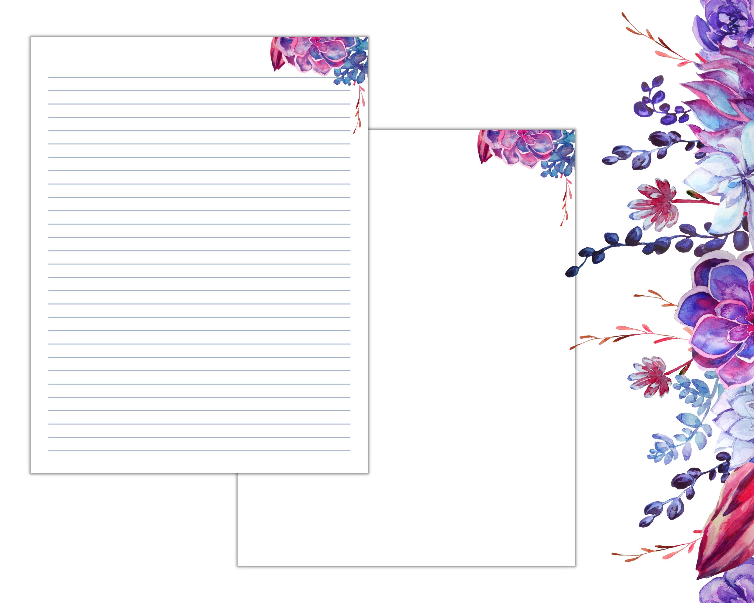 Printable Stationery, Letter Paper, Letter Writing Paper, Writing ...