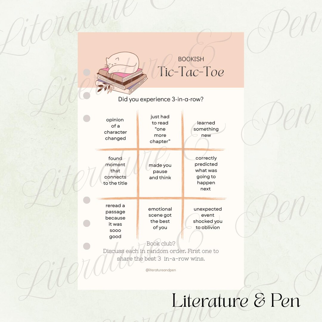 DIGITAL PDF | Story Tic Tac Toe - Reading Experience | Custom Keepsake ...
