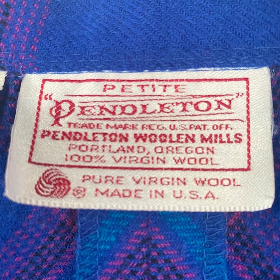Vintage Pendleton 100% Virgin Wool Plaid A-Line Skirt… - Gem