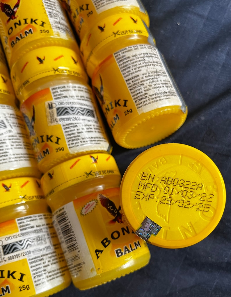 Aboniki Balm Original Ointment 25g X 12 Pack Aboniki Balm for Muscle ...