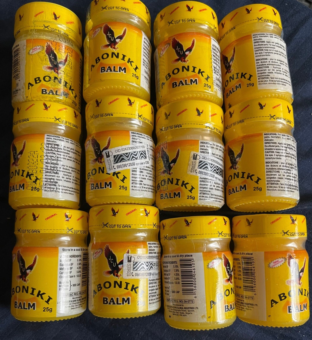 Aboniki Balm Original Ointment 25g X 12 Pack Aboniki Balm for Muscle ...