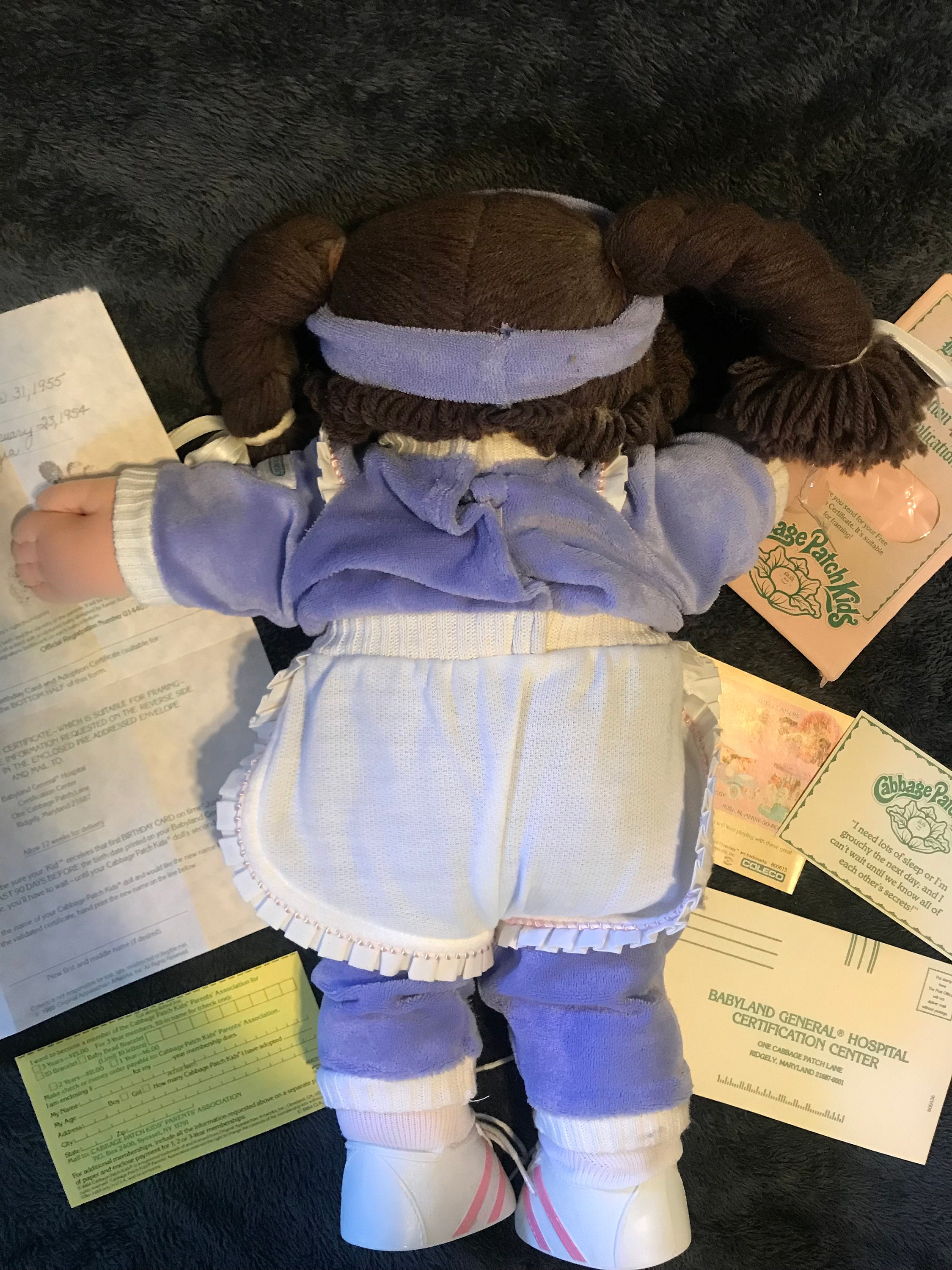 CABBAGE PATCH Kids Doll I Can Hold My Crayon 1978 1982 Tongue Out ...