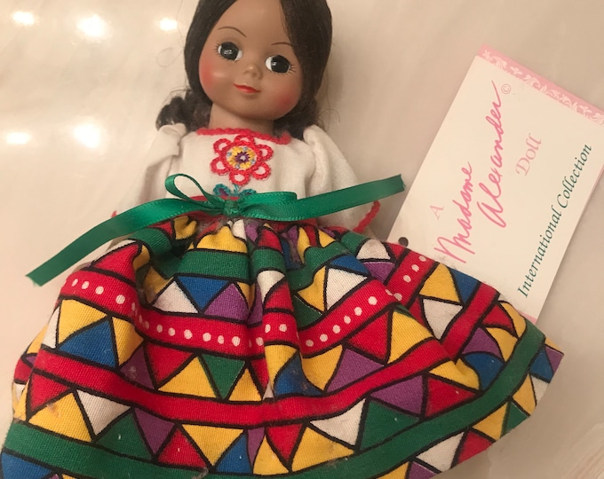MEXICO Madame Alexander 8 International Doll With Box and Tag Very Rare ...