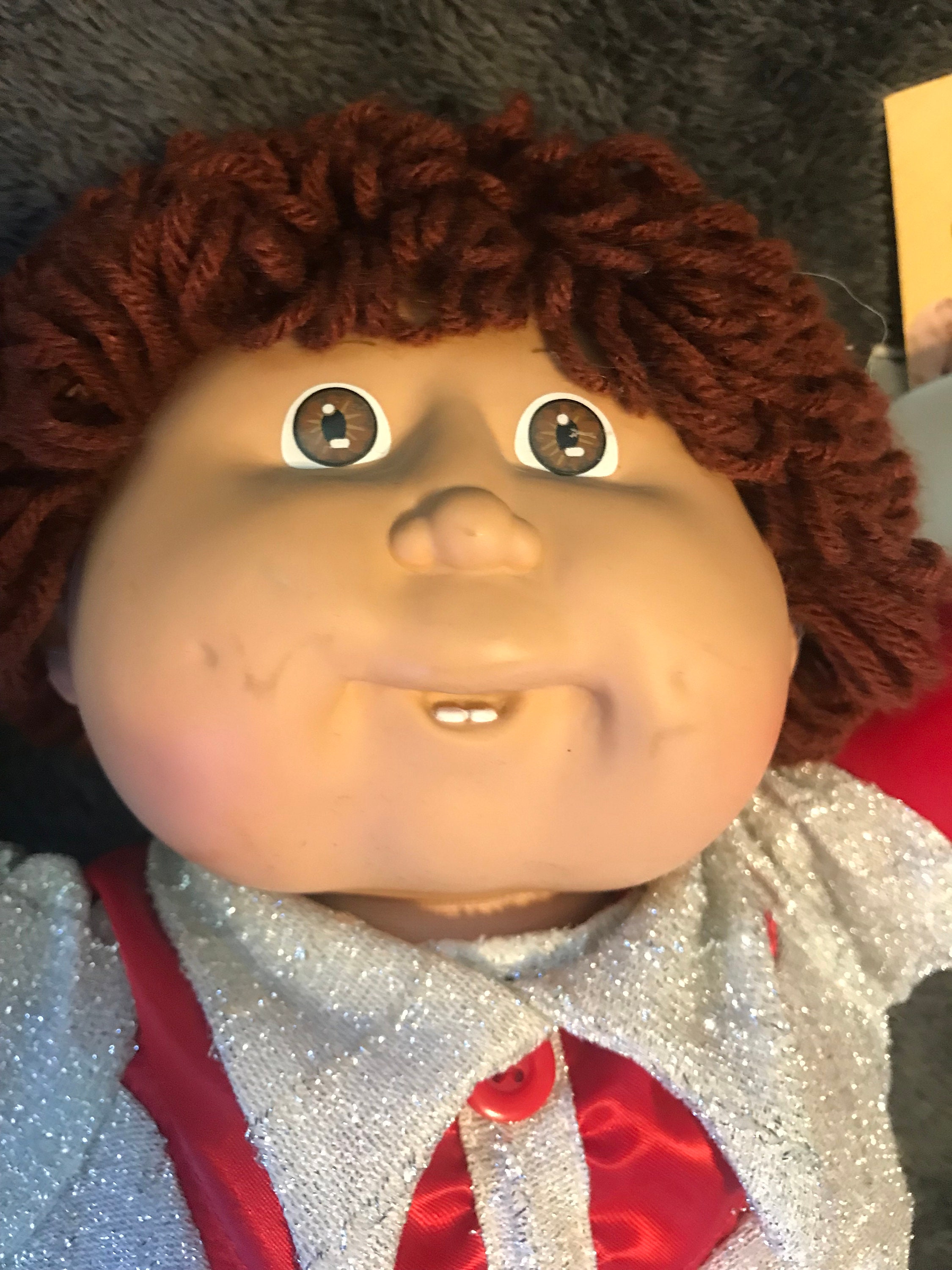 Cabbage Patch Kids Doll Brown Hair Sheriff Hat Boots 1986 Cowboy 1978 / ...