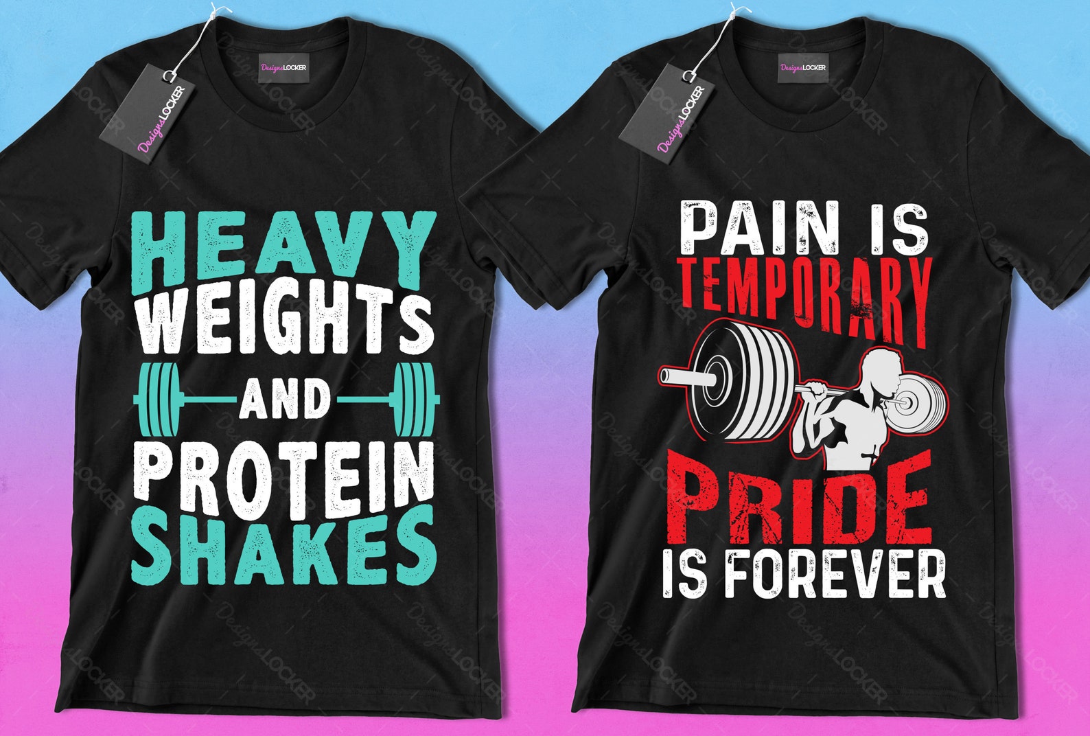 50 Editable Gym T-shirt Designs Bundle Gym Vector Images,workout Tshirt ...