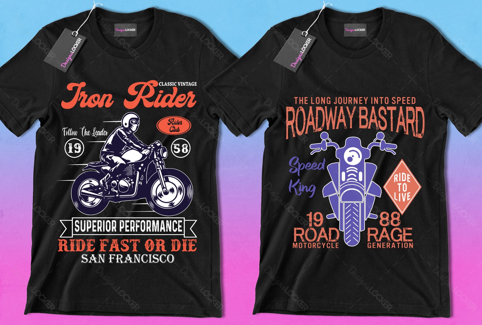 50 Editable Motorbike T-shirt Designs Bundle Motorcycle - Etsy