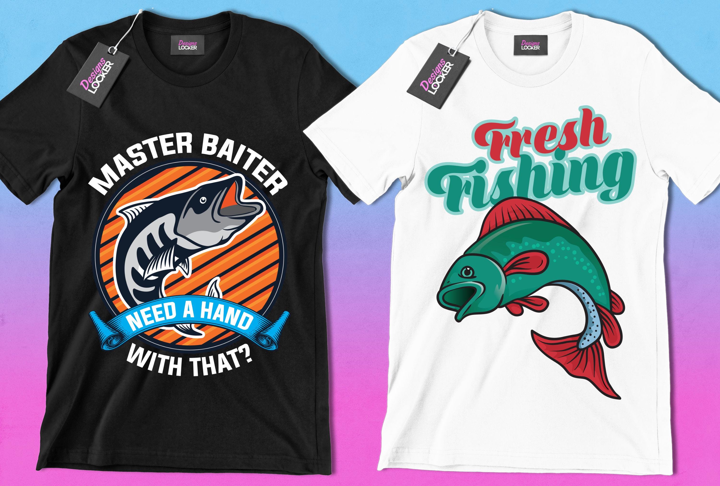 50 Editable Fishing T-shirt Designs Bundle | Fish Vector Images ...