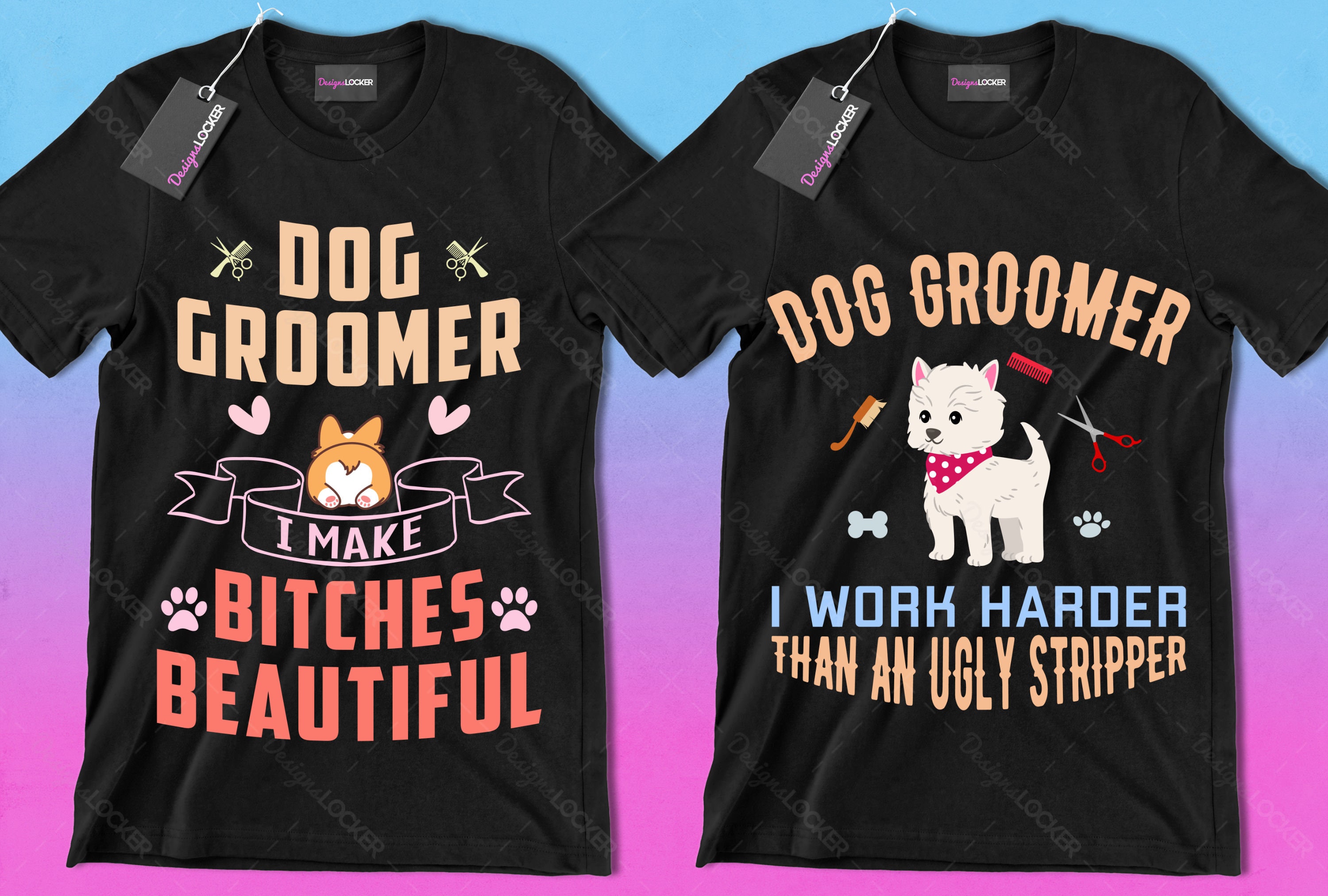 50 Editable Dog T-shirt Designs Bundle | Dogs Vector Images,pets Tshirt ...