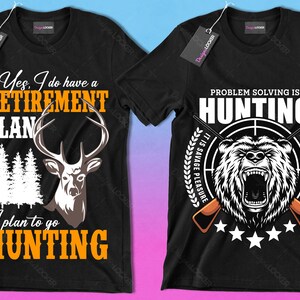 50 Editable Hunting T-shirt Designs Bundle | Hunt Vector Images,deer ...