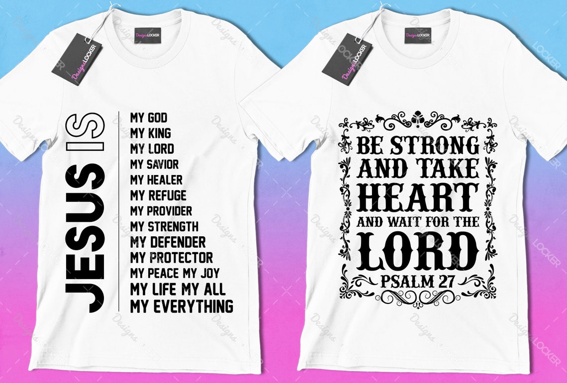 50 Editable Christian T-shirt Designs Bundle God Vector - Etsy