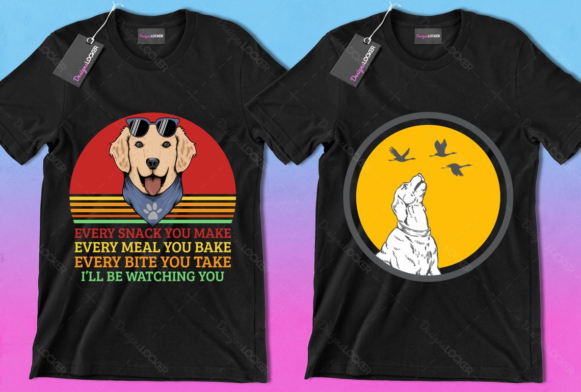 50 Editable Dog T-shirt Designs Bundle Dogs Vector Images,pets Tshirt ...