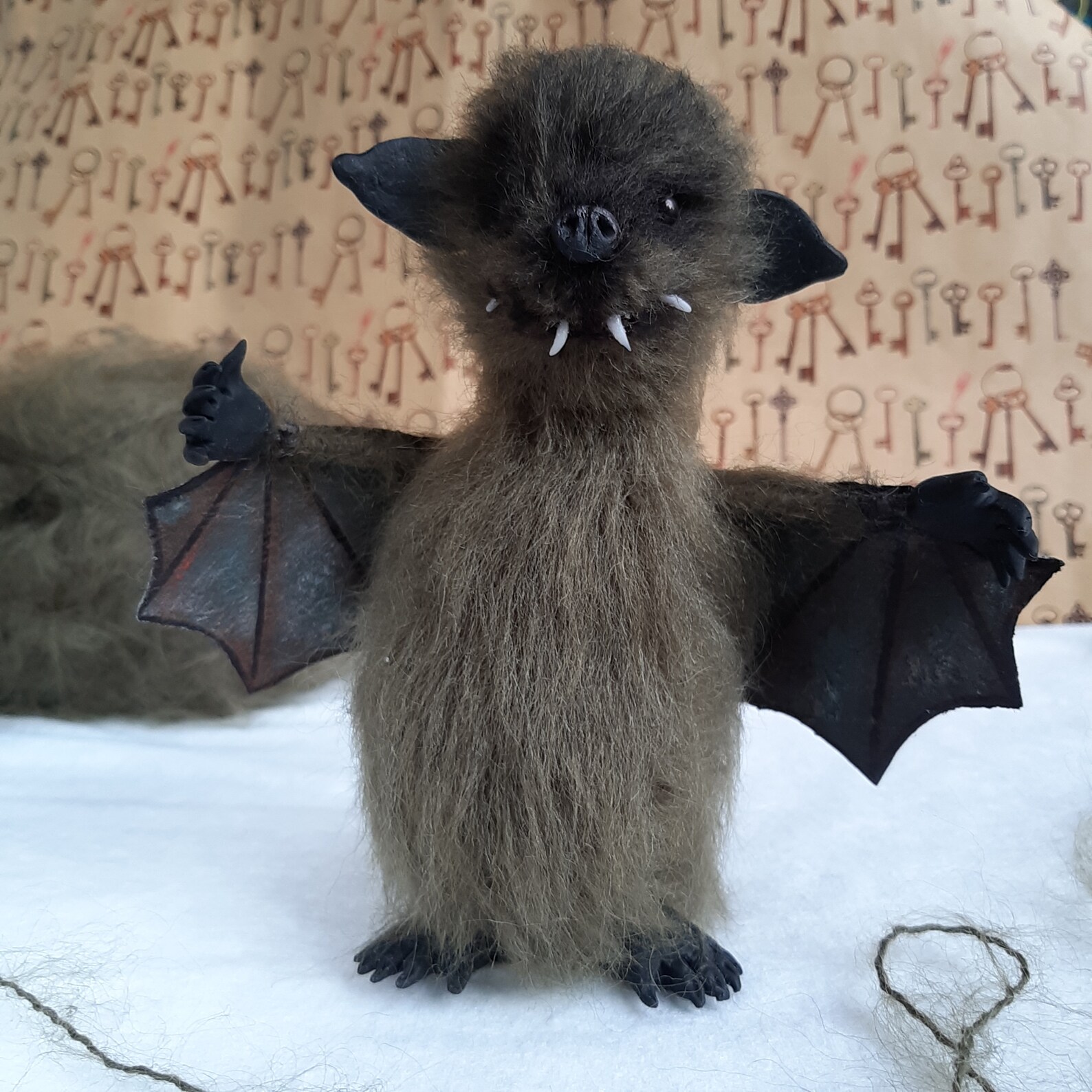 Mr. Bat Crochet Vampire Bat Stuffed Animal Realistic Vampire | Etsy
