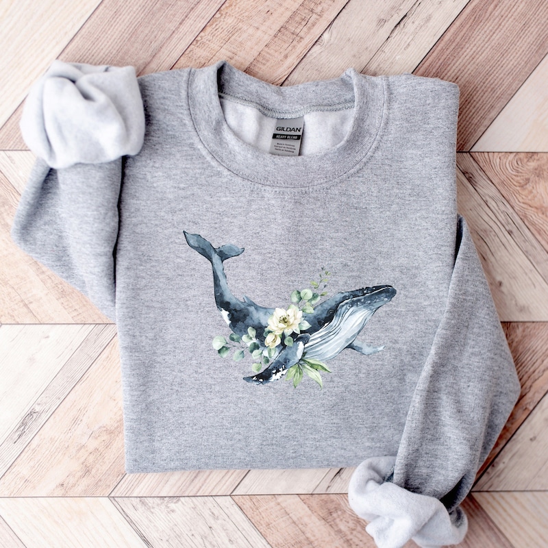 Whale Shirt - Etsy