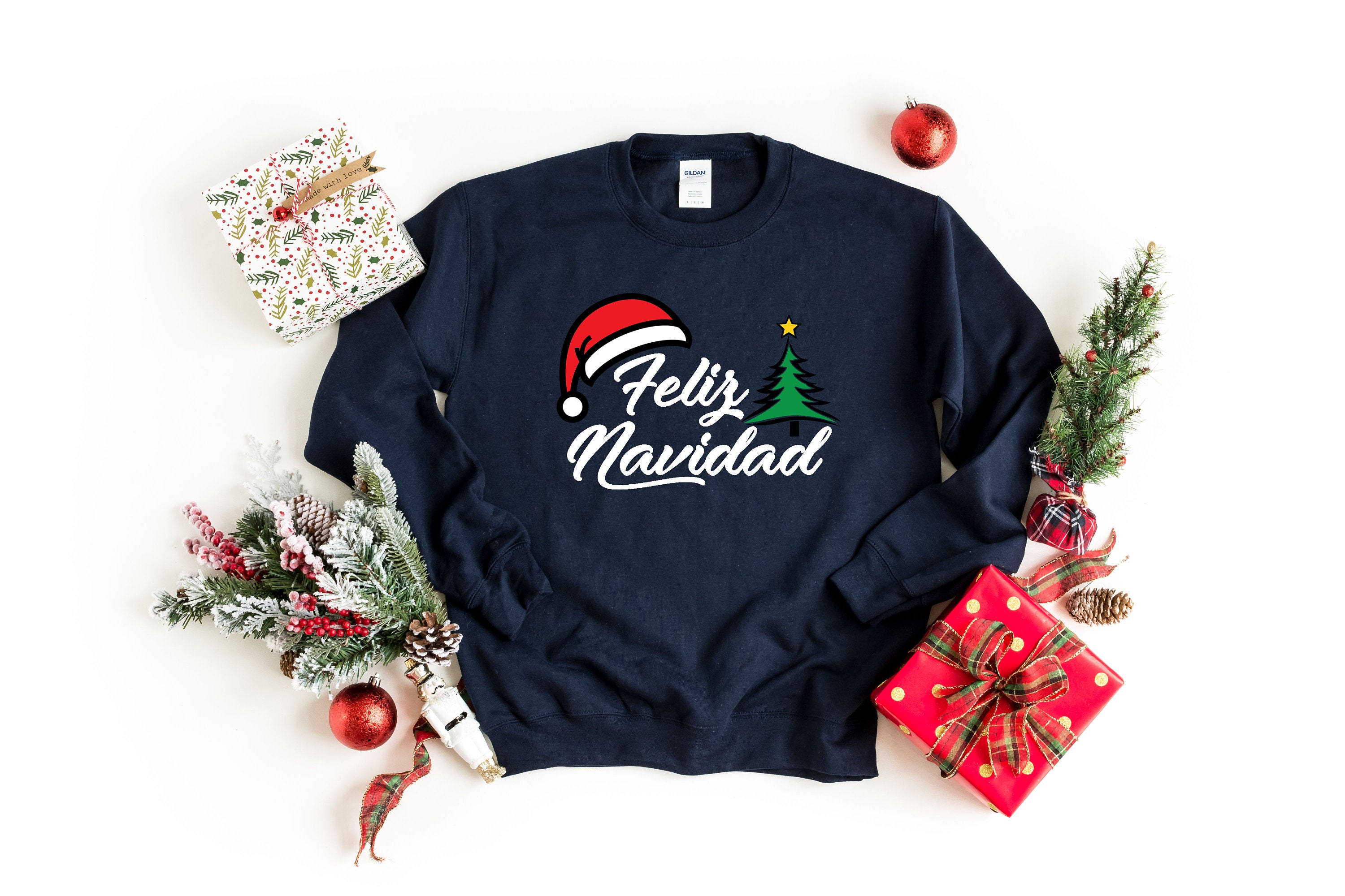 Feliz Navidad Shirt Christmas Family Spanish Merry Christmas - Etsy