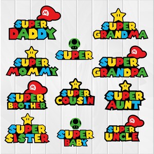 Super Mario Birthday Shirt,super Daddio Game Shirt,new Dad Shirt,father ...