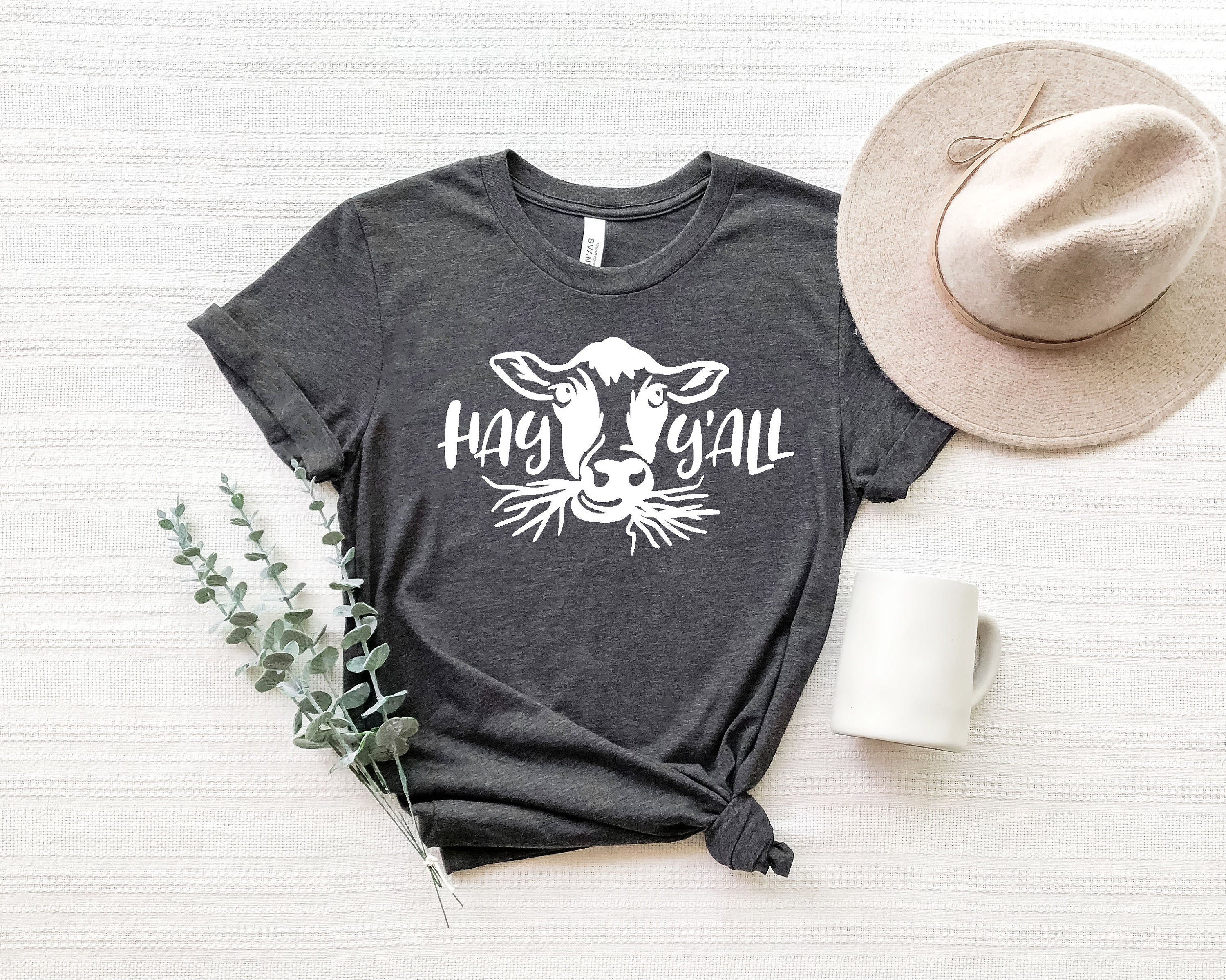 Hay Y'all Shirt Funny Cow Shirt Cute Cow Shirt Highland - Etsy