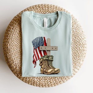 Veteran Memorial Shirt, American Flag Shirt, Independence Day Outfit ...
