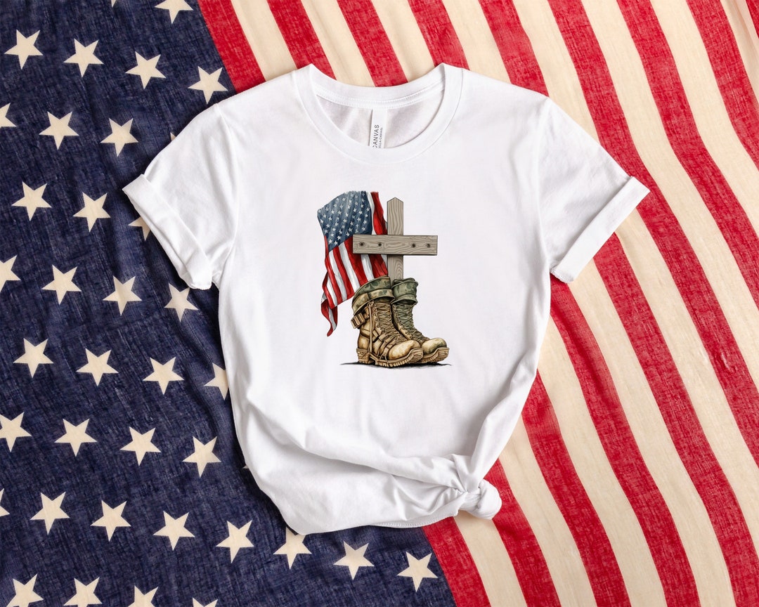 Veteran Memorial Shirt, American Flag Shirt, Independence Day Outfit ...