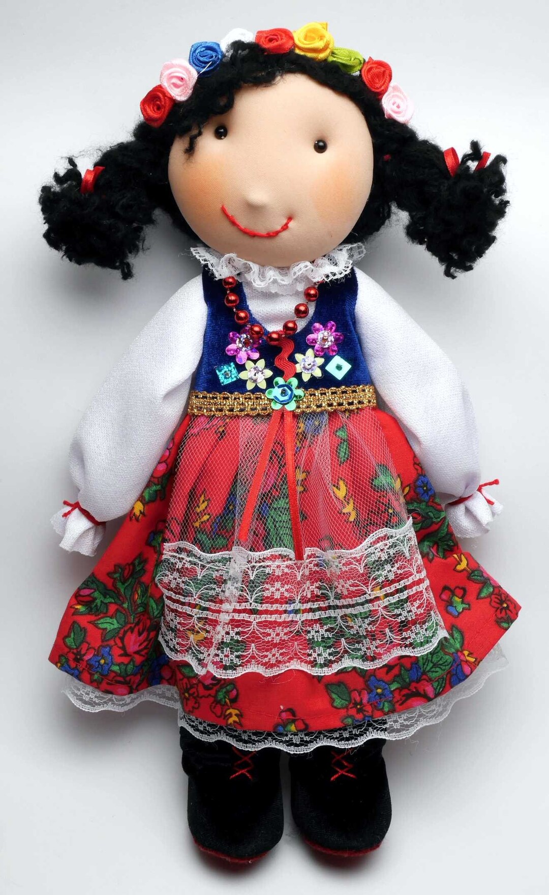 Krakowianka Traditional Polish Costume Rag Doll From Cracow Hand Made ...