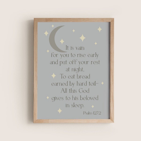 Psalm 127 - Etsy