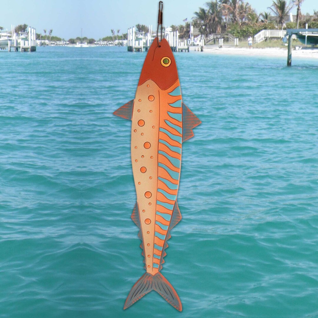 Mackerel Fish Clay Wall Hanging • Handmade From Red Earthenware Clay ...