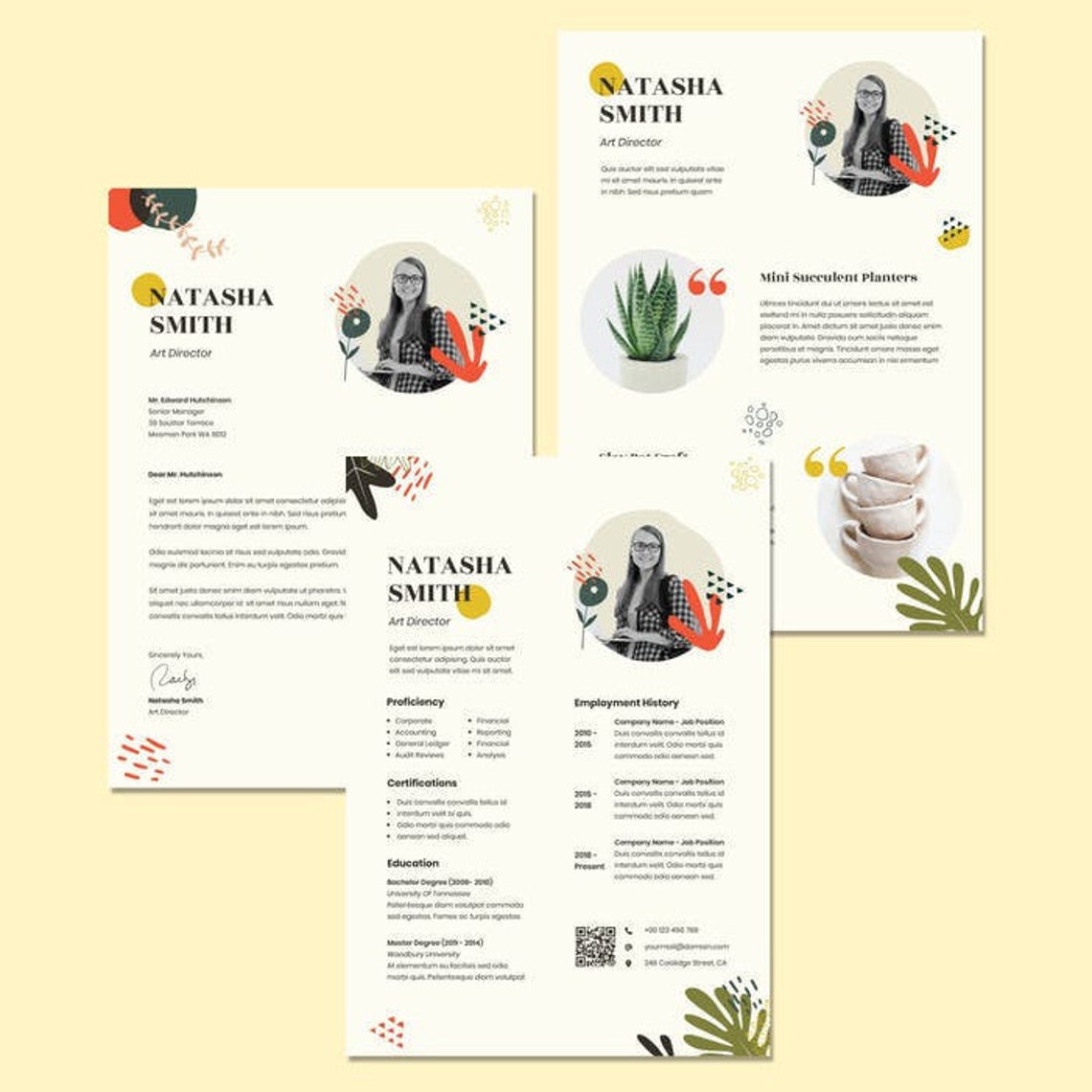 CV Resume Template - Etsy