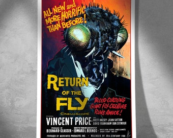 The Fly 1986 Movie Poster - Etsy