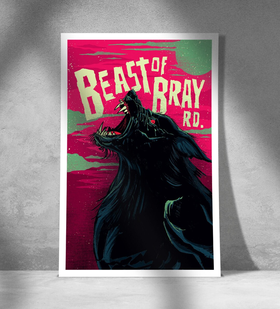 The Beast of Bray Road Art Print – Cryptid Horror Collection - Etsy