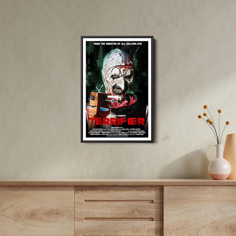 Art the Clown Horror Poster – Terrifier Cult Slasher Print - Etsy