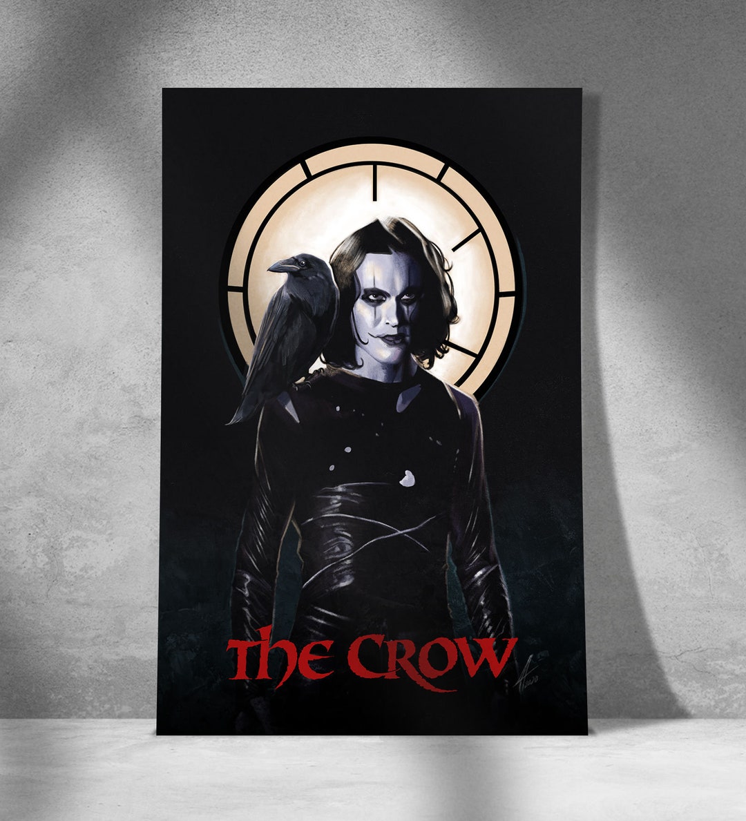 The Crow Poster: 90s Gothic Brandon Lee Art (digital Print) - Etsy