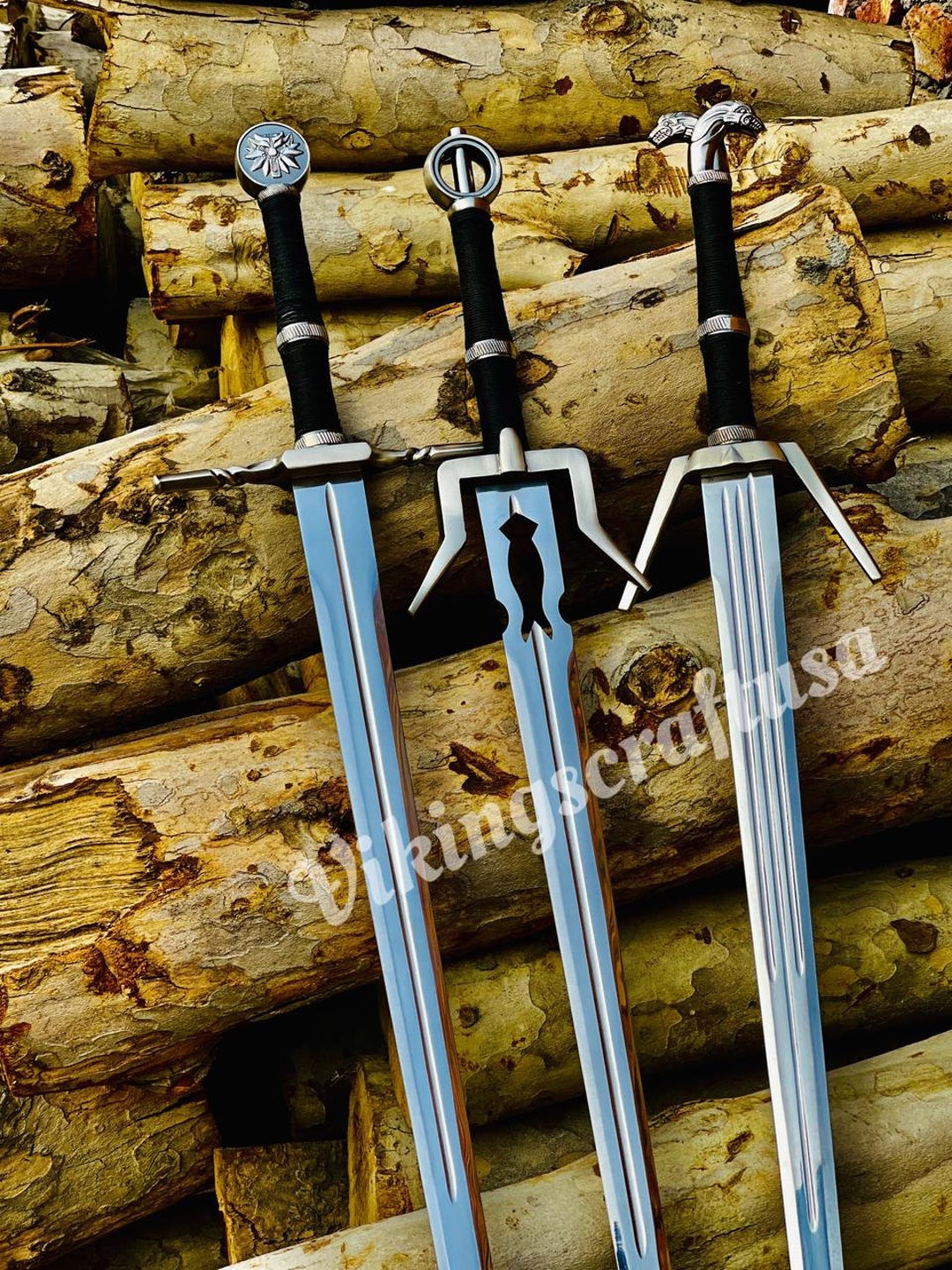Custom Handmade Witcher Swords Best for Gifts Best for Anniversary Gift ...