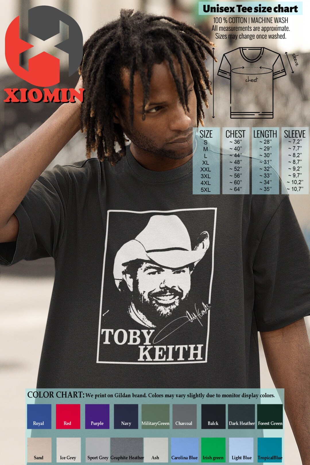 Toby Keith Vintage Shirt, American Country Music Singer, Gift for Men ...