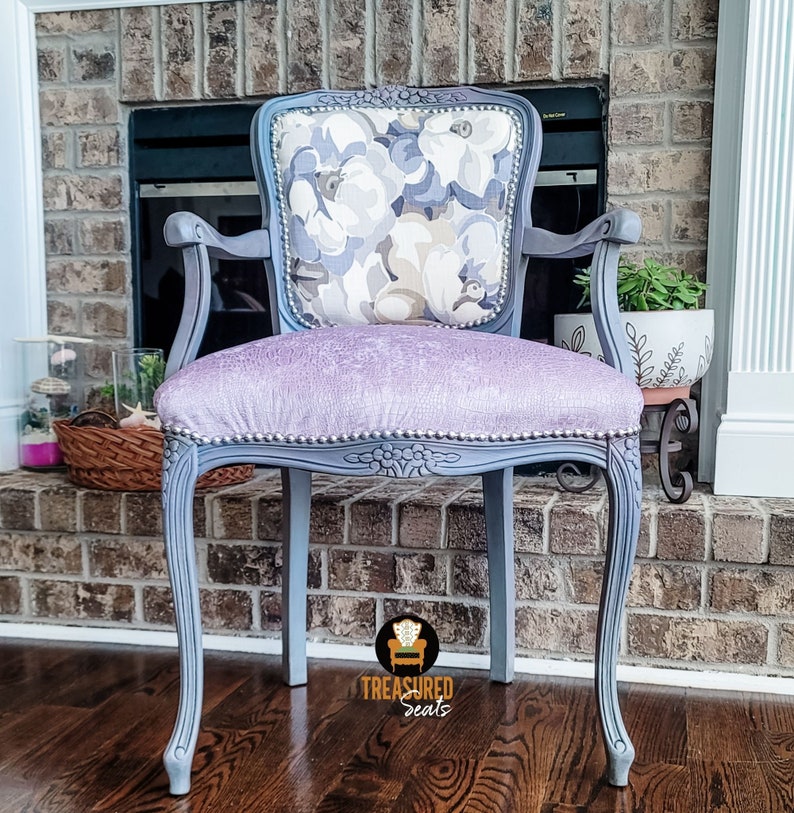 Purple Accent Chair Desk Chair Armchair Office Chair Vanity Chair ...